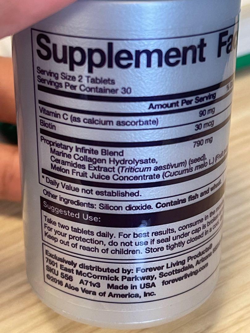 Infinite collagen supplement by Forever, Beauty & Personal Care, Bath ...