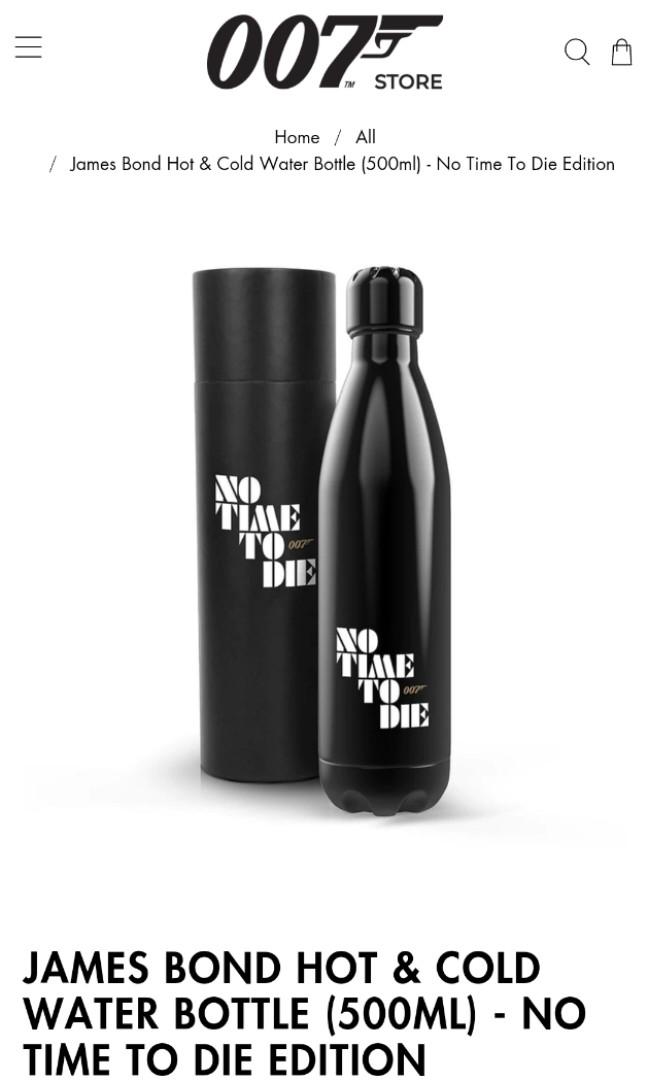 James bond water bottle. No time to die, Furniture & Home Living ...