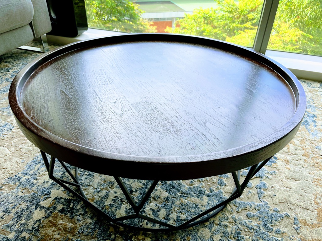 Knock Knock Coffee Table - Walnut Color, Furniture & Home Living ...