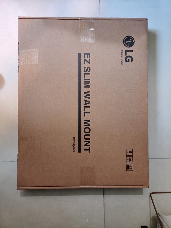 LG EZ SLIM WALL MOUNT OLW480B 電視掛牆架 活動掛牆架 電視架 LG 電視 原裝, 家庭電器, 電視 & 其他娛樂 ...