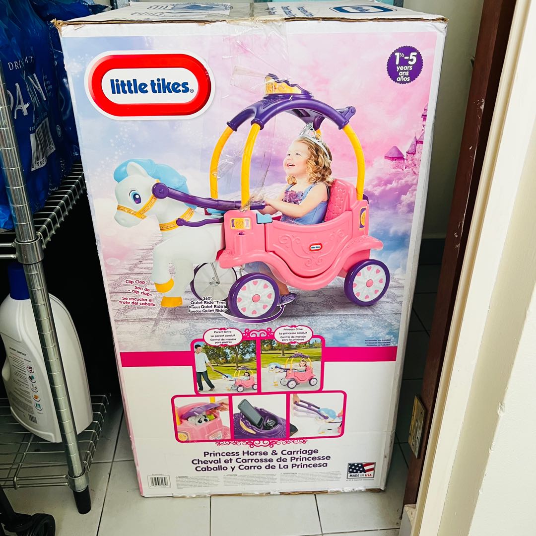 Little Tikes Princess Horse and Carriage, Hobbies & Toys, Toys & Games ...