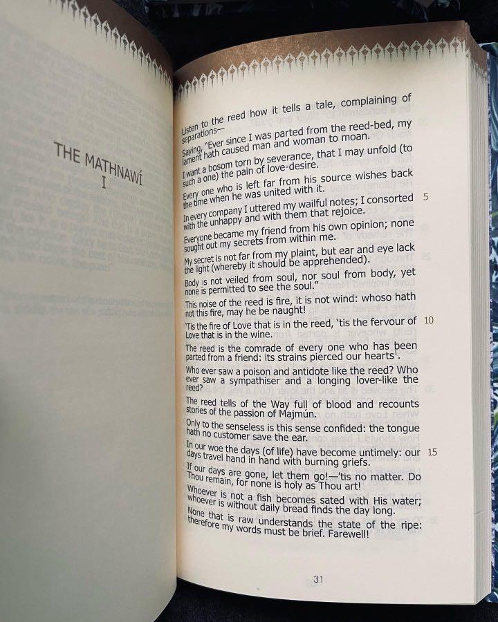 Mathnawi of Rumi By Jalaluddin Rumi, Hobbies & Toys, Books & Magazines ...