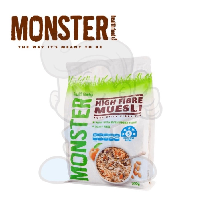 Monster High Fibre Muesli 700g, Food & Drinks, Packaged & Instant Food ...