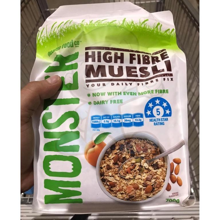 Monster High Fibre Muesli 700g, Food & Drinks, Packaged & Instant Food ...