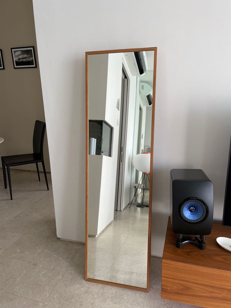 Muji Oak Mirror L, Furniture & Home Living, Home Decor, Mirrors on ...