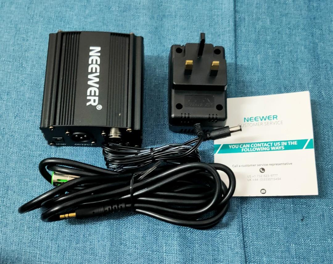 NEEWER 48V Phantom power sopply, Audio, Other Audio Equipment on Carousell