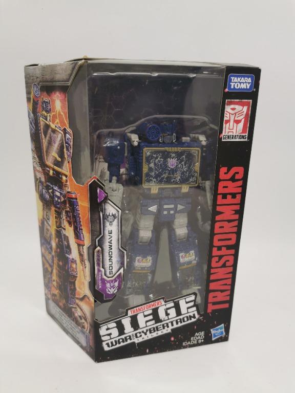 NETFLIX TRANSFORMERS SOUNDWAVE WFC SIEGE War for Cybertron Hasbro G1 ...
