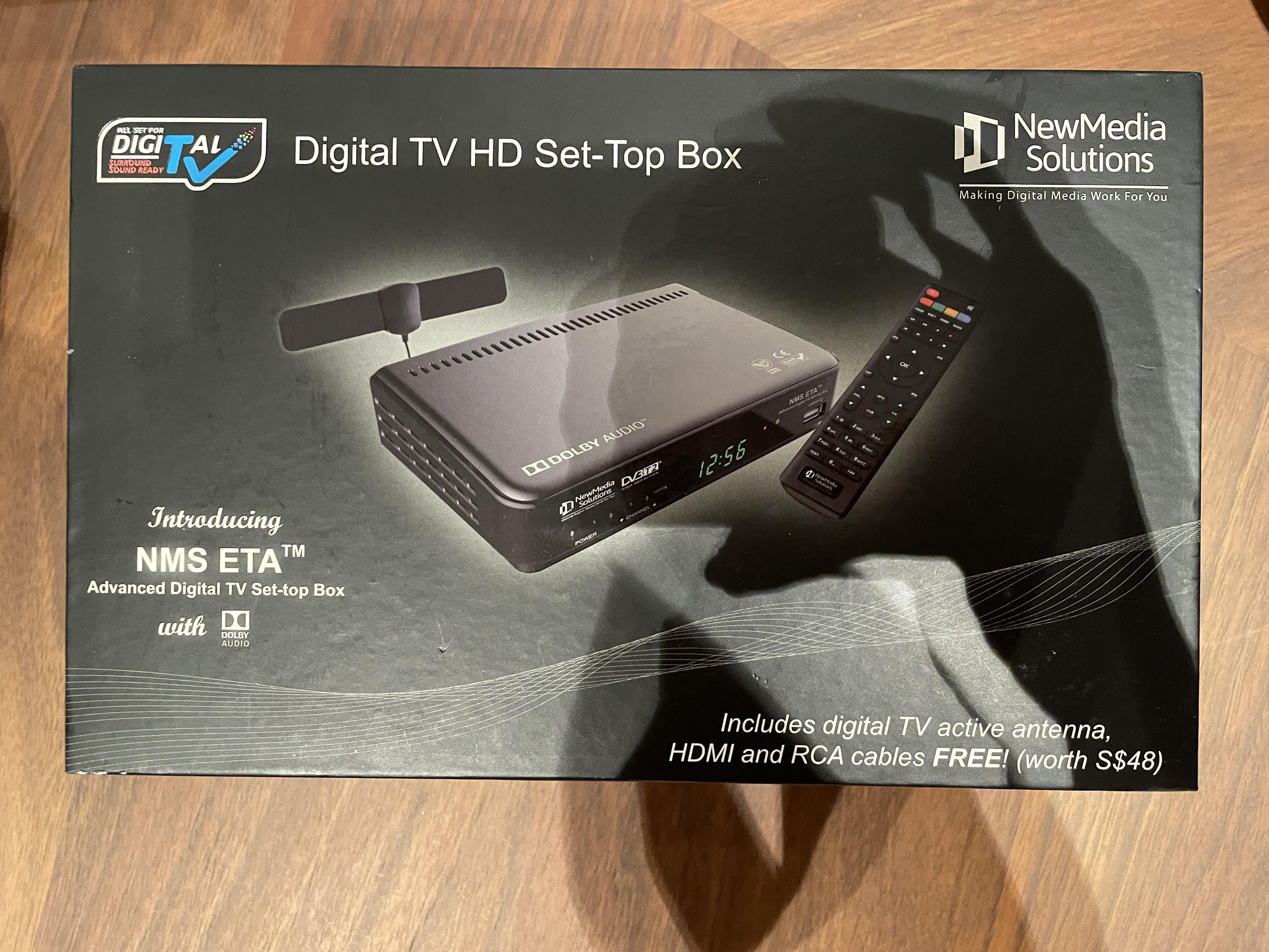 New Media Solution Digital TV HD Set-up Box, TV & Home Appliances, TV ...