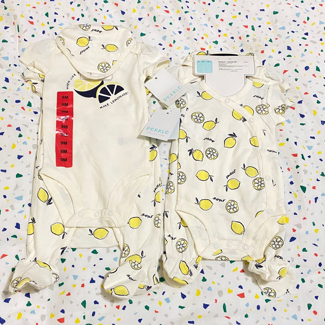Pekkle 5pc set 3mos & 9mos available, Babies & Kids, Babies & Kids ...