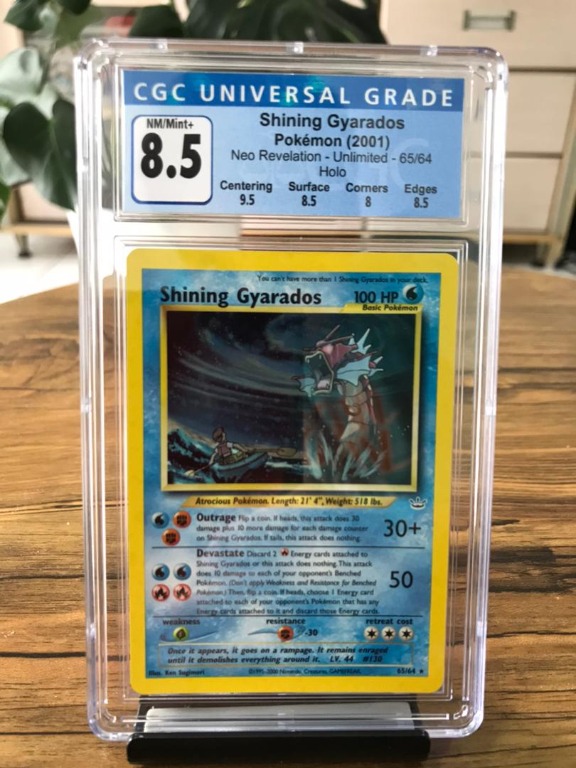 Pokemon Shining Gyarados Holo Neo Revelation 2001 CGC 8.5, Hobbies & Toys, Toys & Games on Carousell