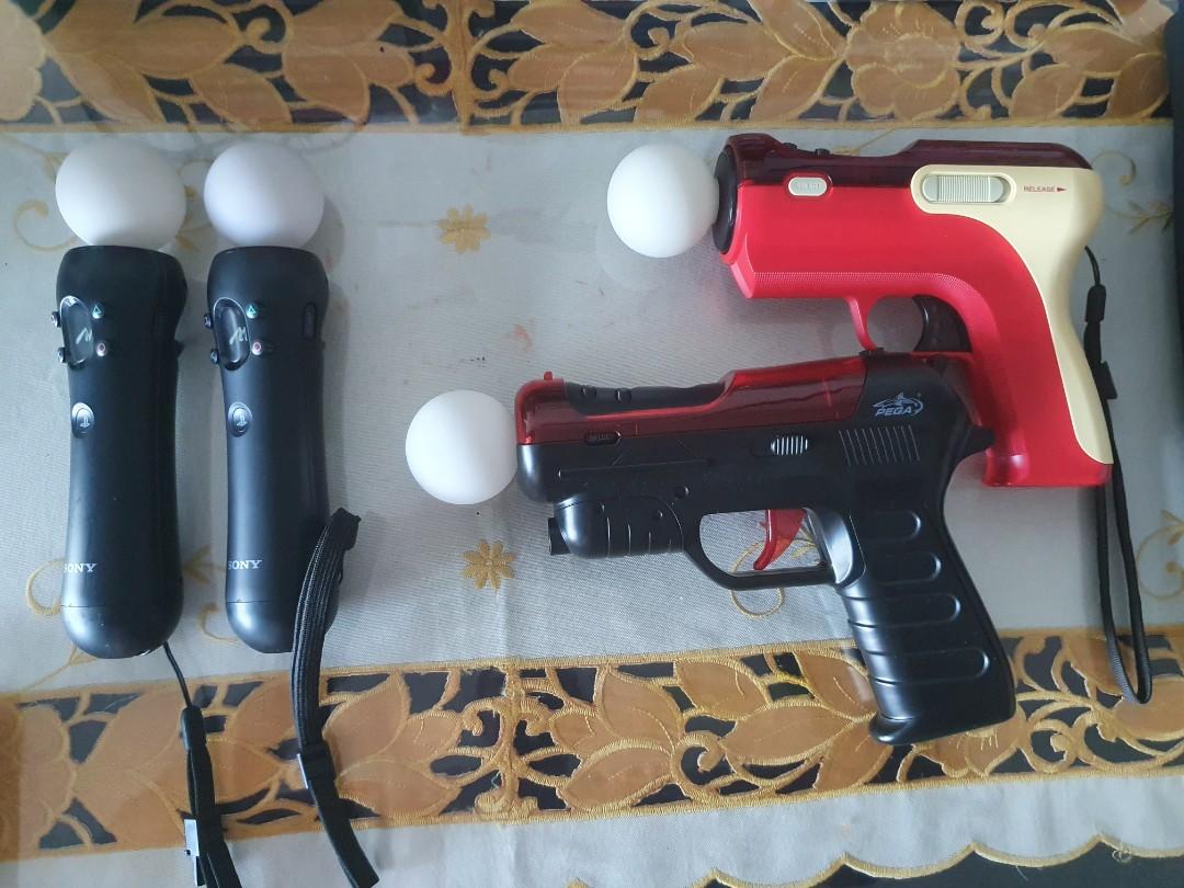 Ps3 games,controllers, gun attachment, eye controller, move controller ...