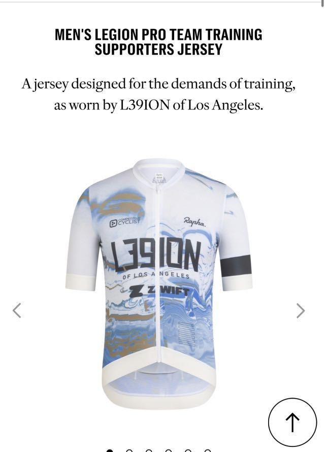 Rapha Legion of LA Pro Team Training Jersey Large, Sports Equipment ...