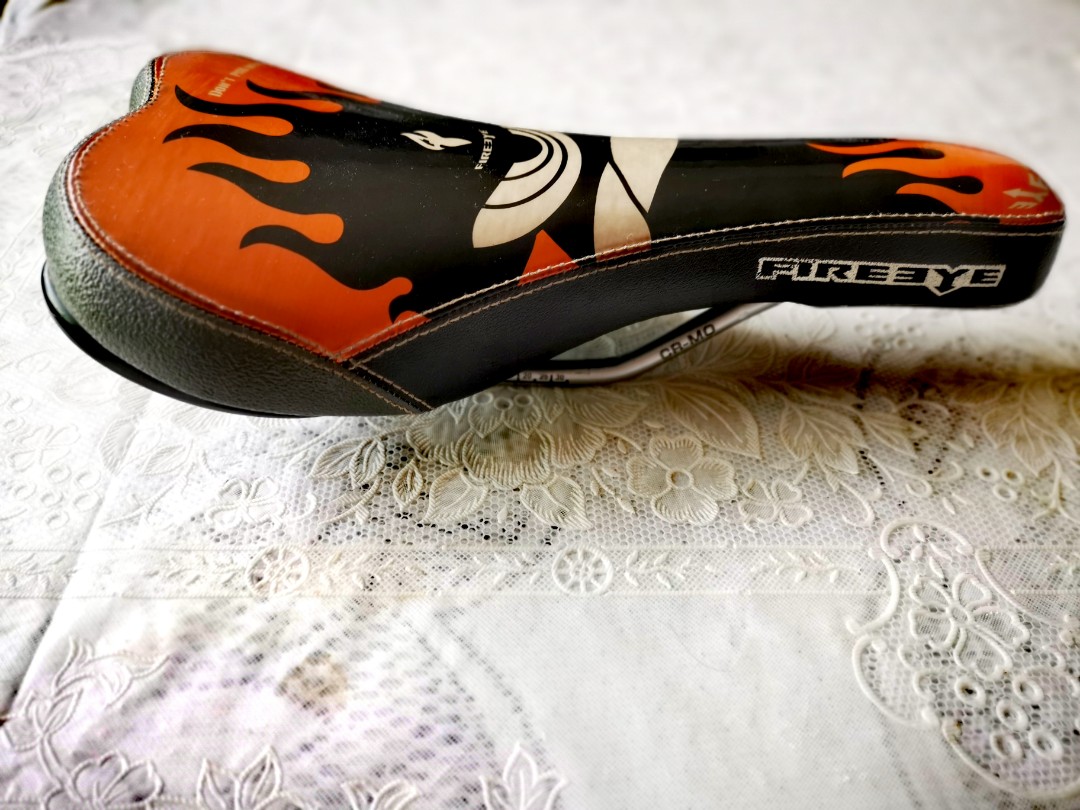 Rare Fireeye Mr. Fire Saddle, Sports Equipment, Bicycles & Parts, Parts ...