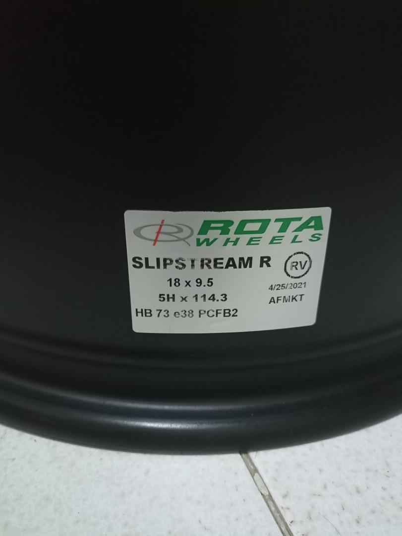 Rota slipstream r, Car Parts & Accessories, Mags and Tires on Carousell