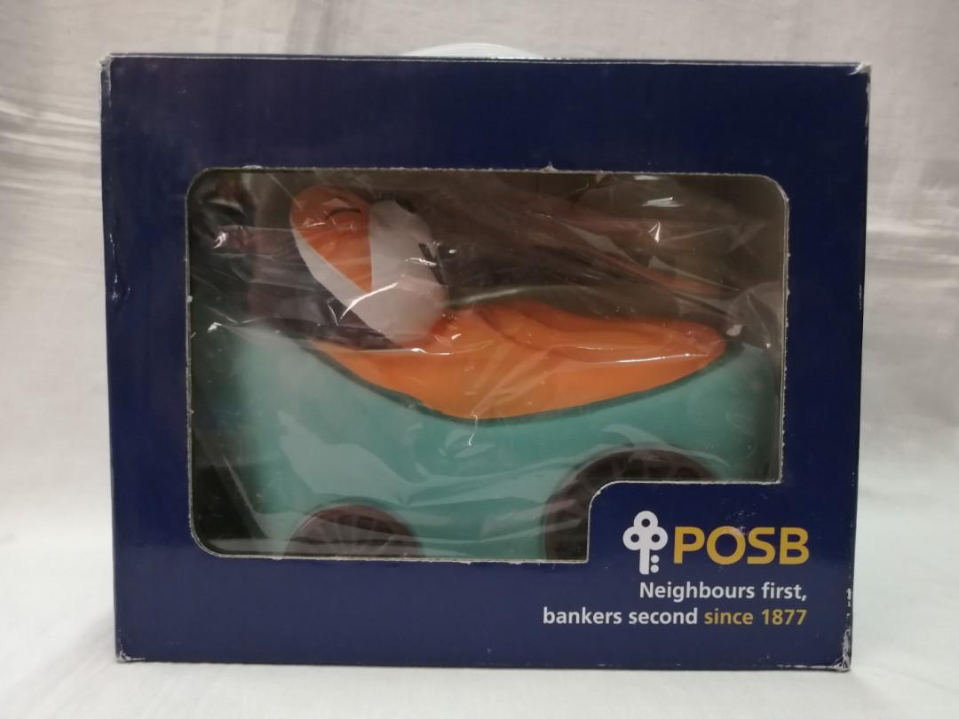 Singapore Post Office Saving Bank POSB Squirrel Coin Bank Money Box New ...