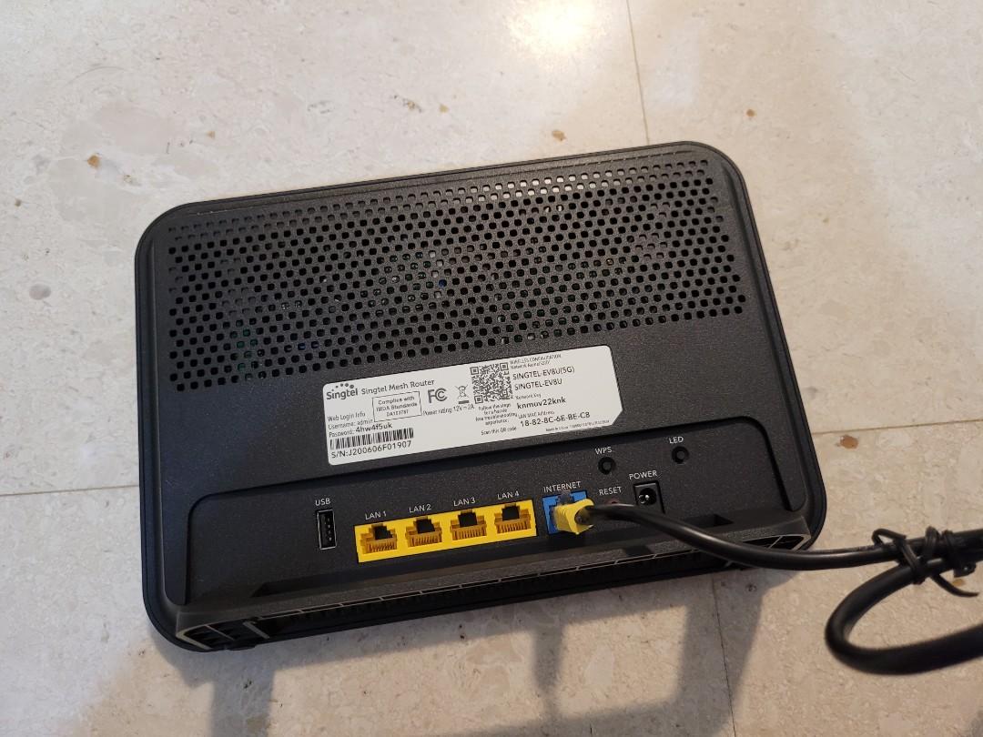 Singtel Mesh Router Modem, Computers & Tech, Parts & Accessories ...