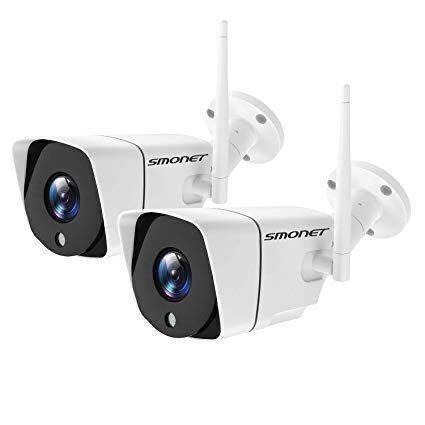 SMONET Security Camera Wireless, 4MP Home Security Camera, IP66 Outdoor ...