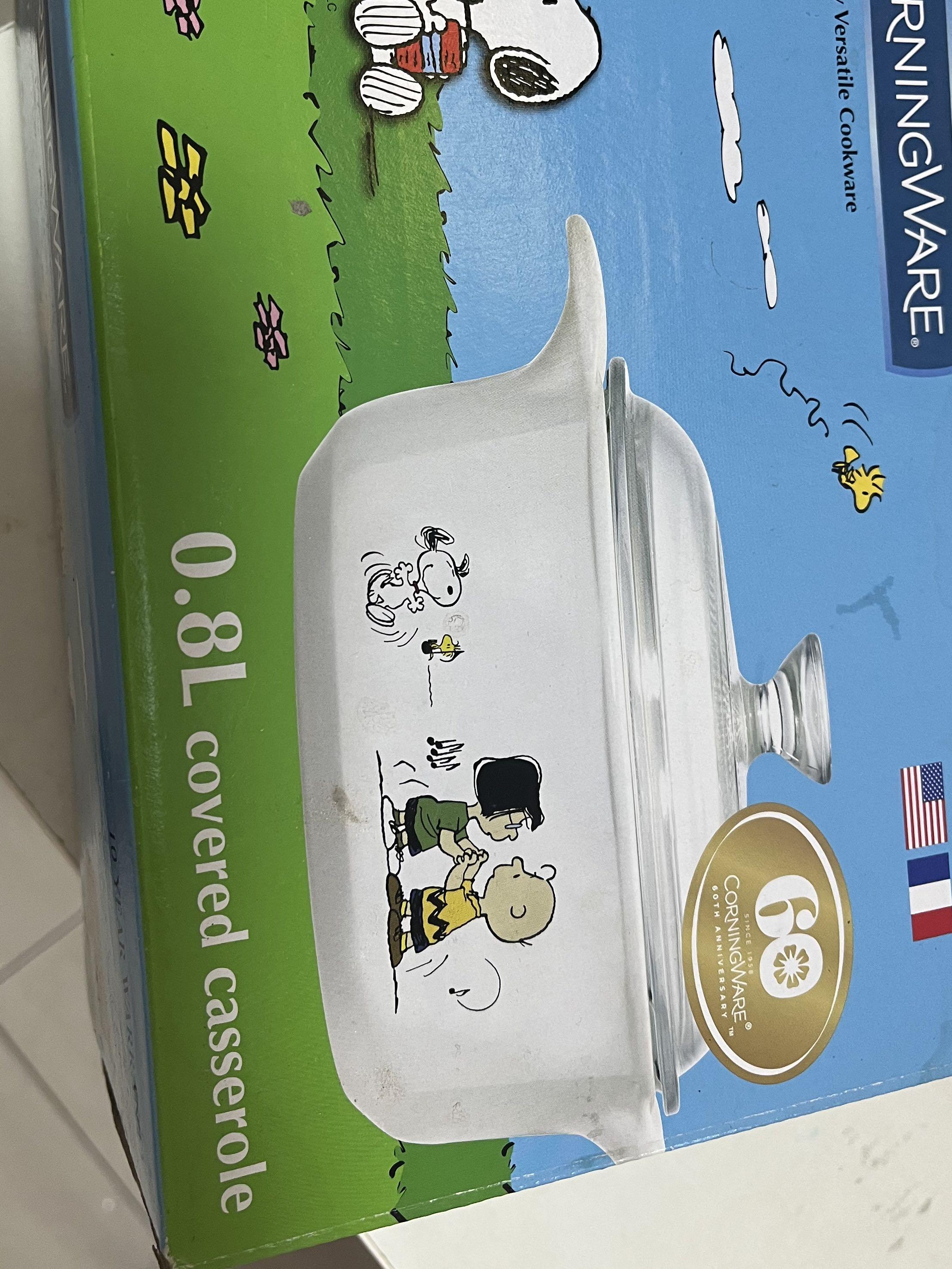 Snoopy Corningware 0.8L, Furniture & Home Living, Kitchenware ...