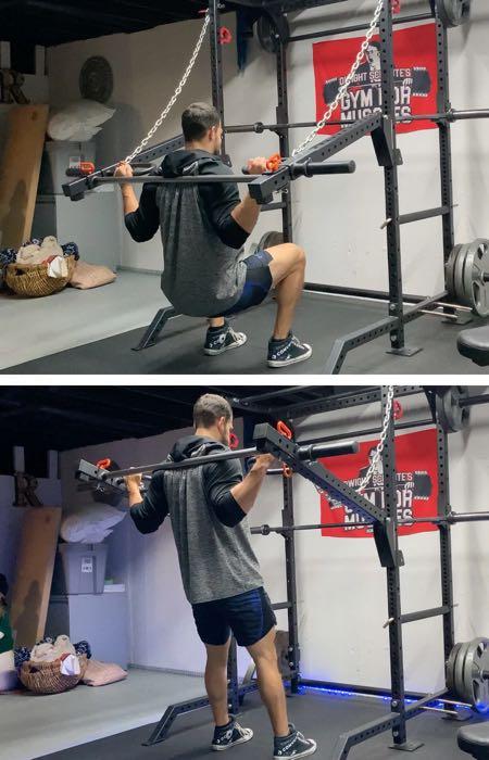 Squat Rack Jammer / ISO Arms Fully Lockable at top. Multi Uses, Sports ...