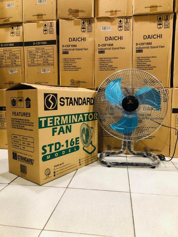 Standard 16" Industrial Ground Floor Fan Terminator STD-16E, Furniture ...