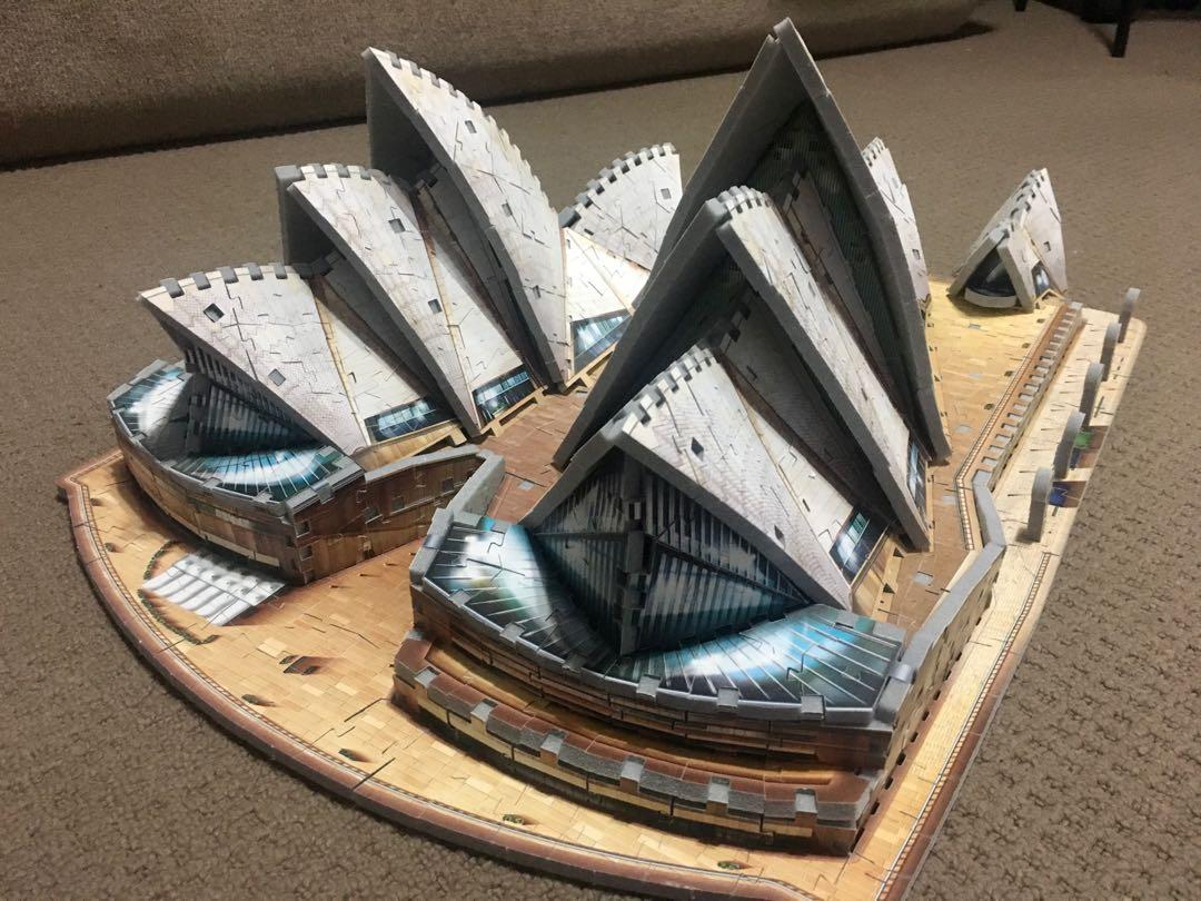 Sydney Opera House 3D Puzzle, Hobbies & Toys, Toys & Games on Carousell