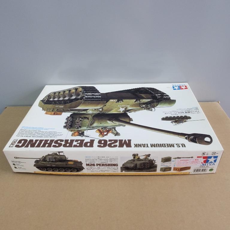 全新絕版Tamiya田宮雙星35254-1/35-美國M26中型坦克 M26 潘興 / U.S. Medium Tank M26 ...