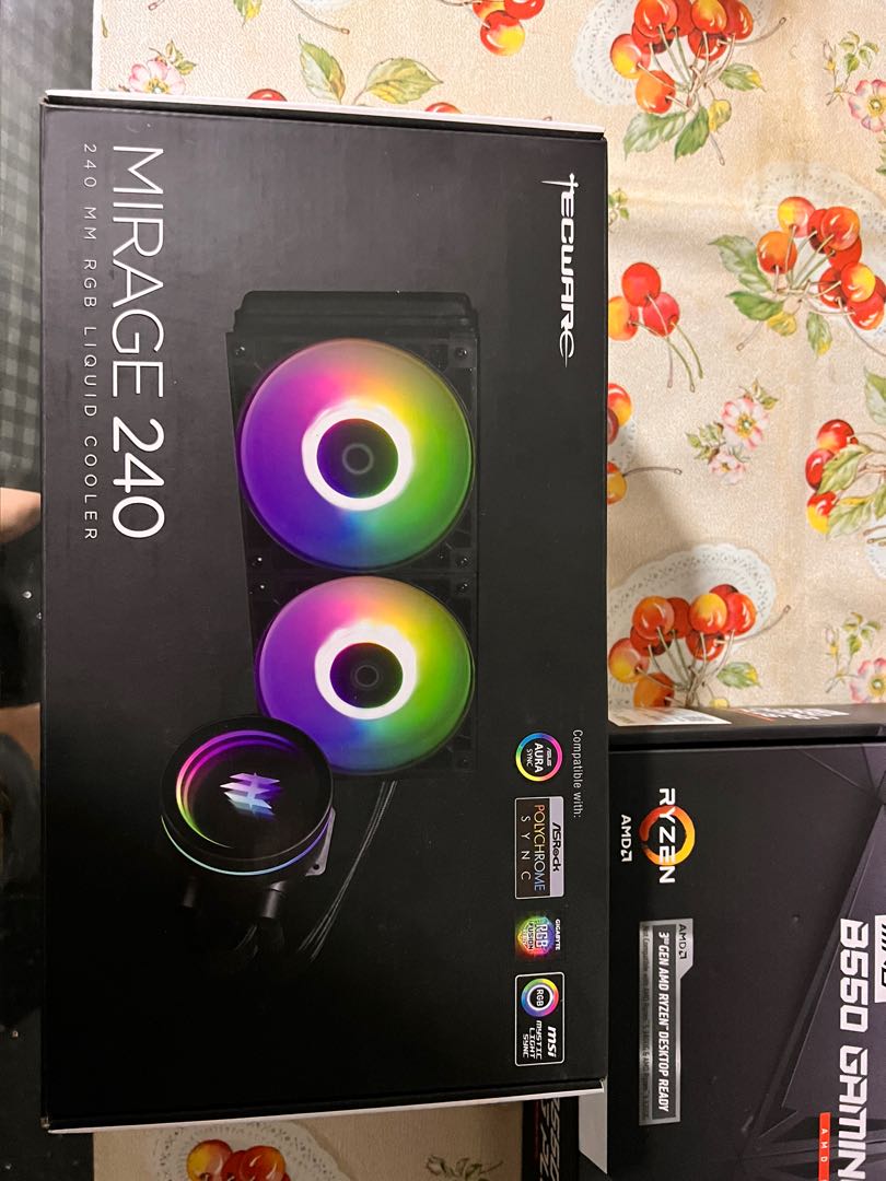 Tecware Mirage AIO Liquid cooler 240mm, Computers & Tech, Parts ...