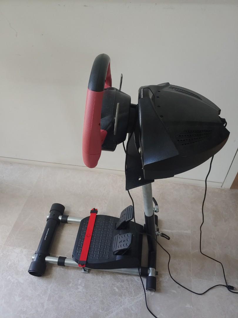 Thrustmaster ferrari 458 steering wheel set with wheel stand pro for ...