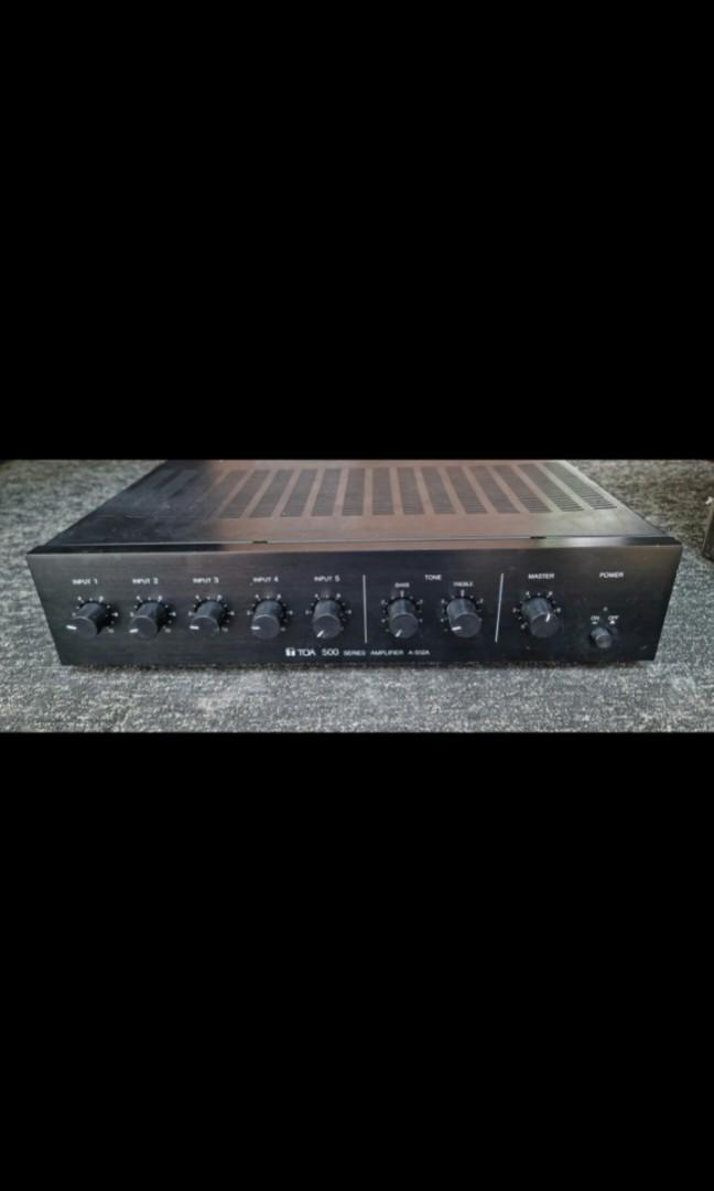 TOA AMP 500serials A512A, Audio, Other Audio Equipment on Carousell