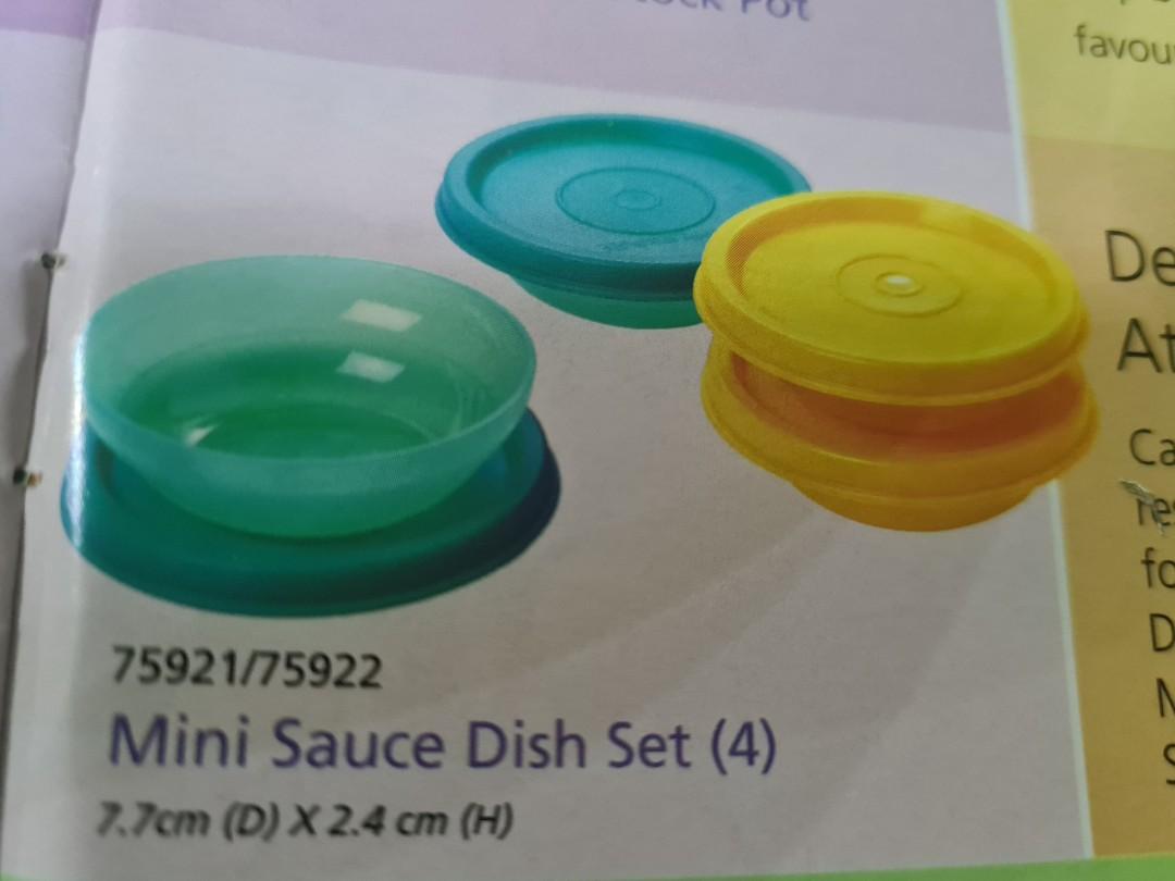 Tupperware Mini Sauce dish set (4), Furniture & Home Living ...