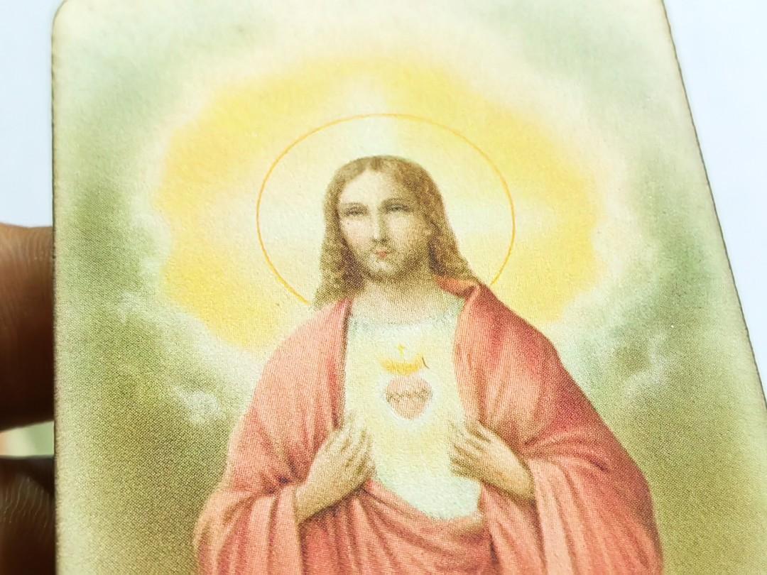 1936 Edward O. Toole Jesus and Mary Lithograph, Hobbies & Toys ...
