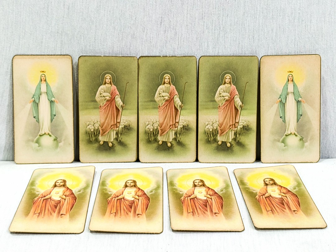 1936 Edward O. Toole Jesus and Mary Lithograph, Hobbies & Toys ...