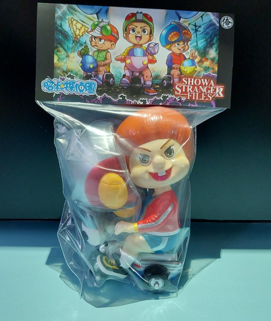 Ore Toys Bike set Showa Stranger Files 009，電腦奇俠配色，昭和偵探團Sofubi 搪膠公仔, 興趣及遊戲, 玩具 & 遊戲類 - Carousell