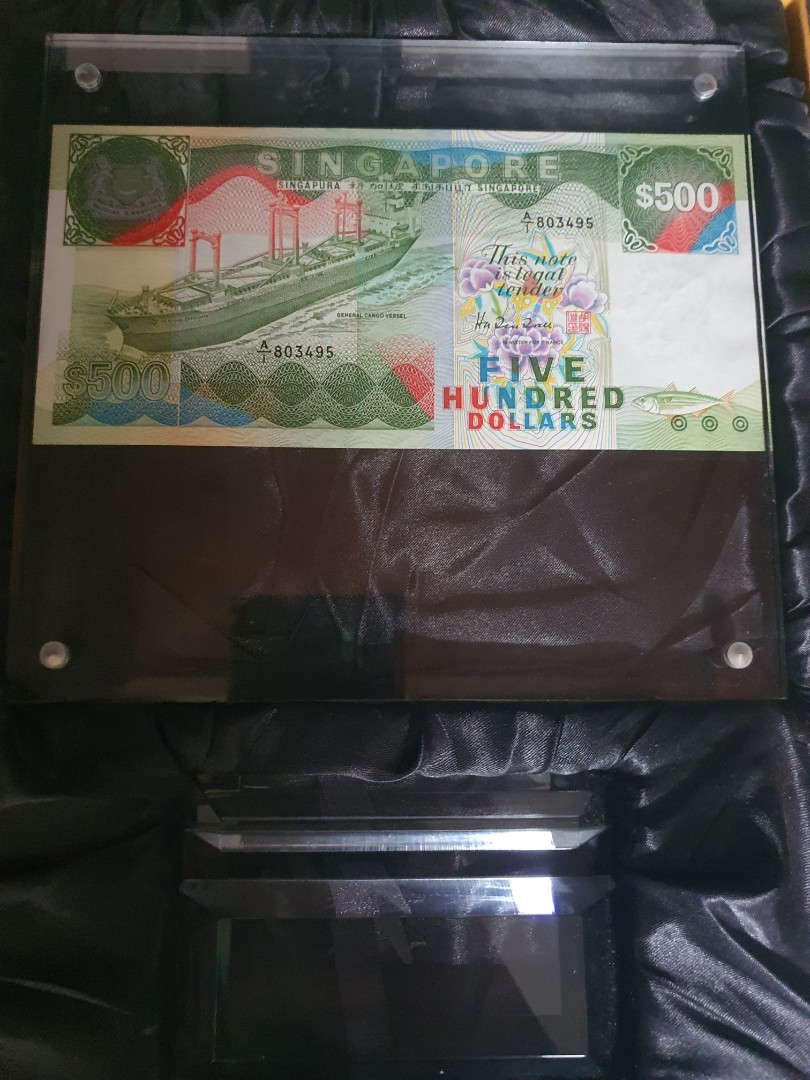 $500 old note with Acrylic, Hobbies & Toys, Memorabilia & Collectibles ...