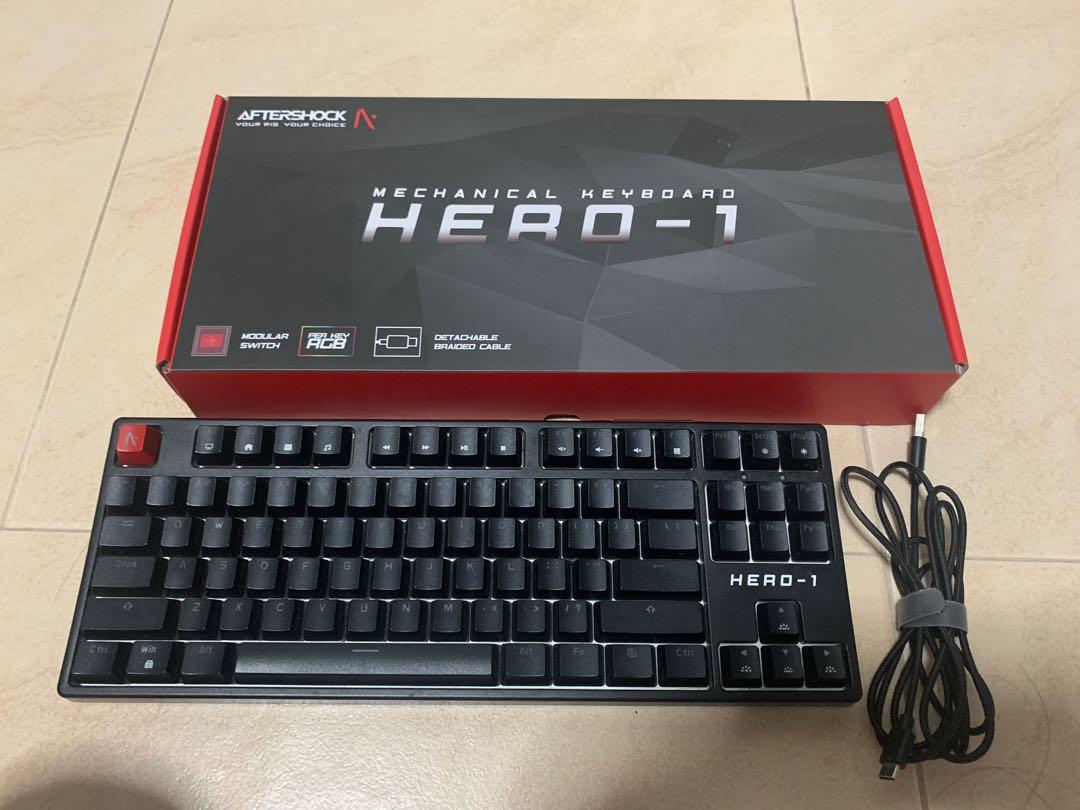 Aftershock mechanical keyboard hero-1, Computers & Tech, Parts ...