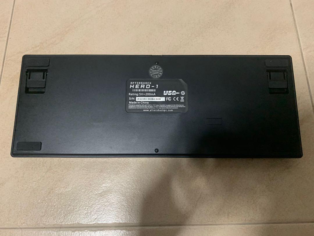 Aftershock mechanical keyboard hero-1, Computers & Tech, Parts ...