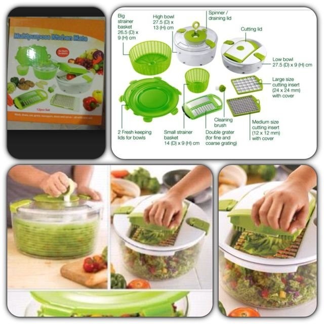 New AMWAY Multipurpose Kitchen Mate 12-Piece Set, TV & Home Appliances ...