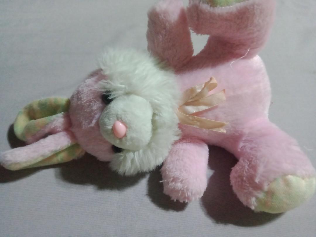 Antics Collection Pink Rabbit Plush Toy, Hobbies & Toys, Toys & Games ...