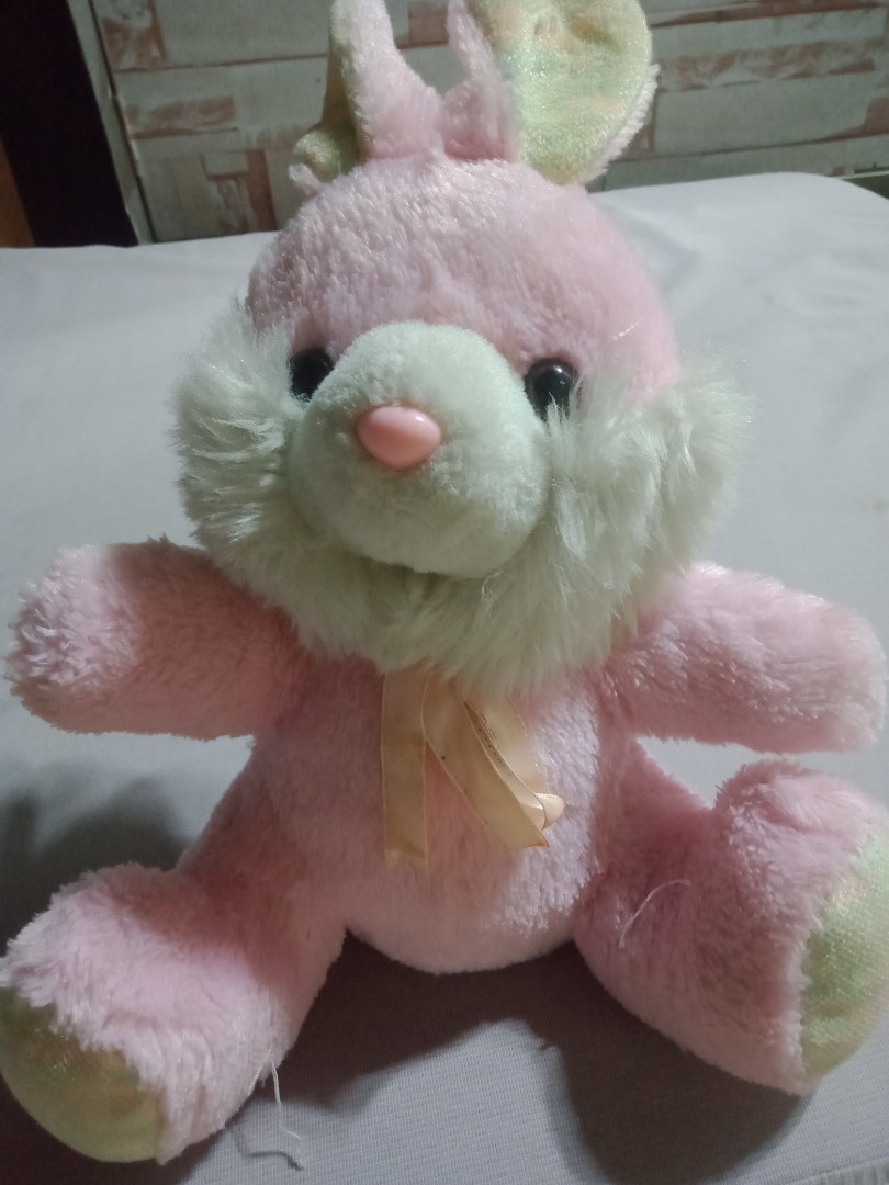 Antics Collection Pink Rabbit Plush Toy, Hobbies & Toys, Toys & Games ...