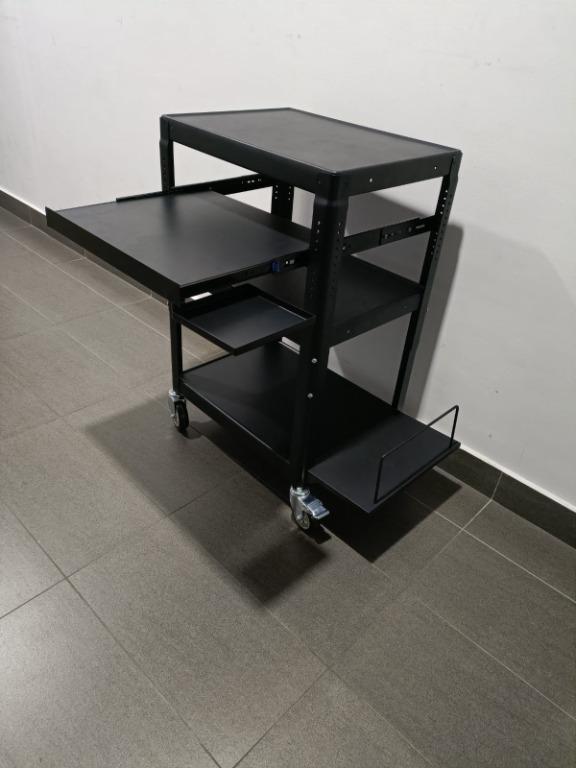 assembled AV Presentation Cart Stand for Video Projector, TV, Laptop ...