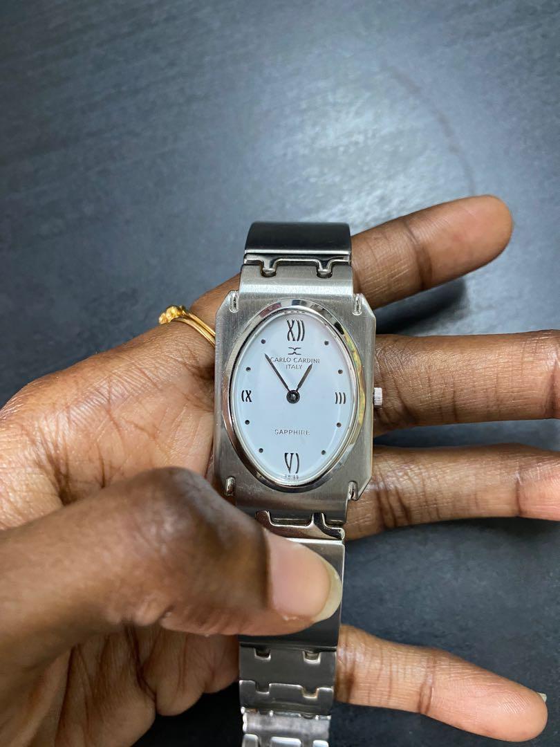 Authentic Carlo Cardini Sapphire Watch, Women's Fashion, Watches ...