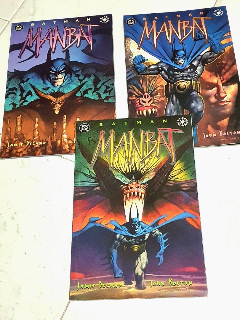 Batman: Manbat Complete Set (Prestige Format), Hobbies & Toys, Books ...
