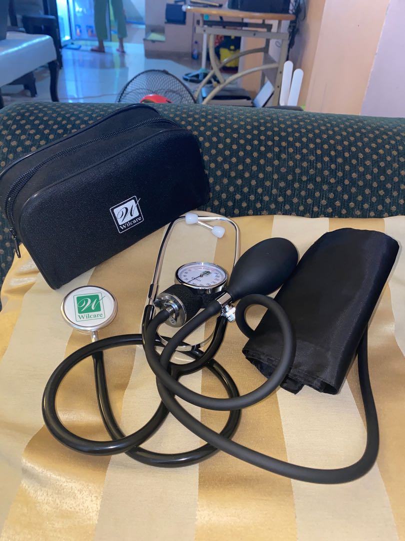 Blood Pressure Set (Sphygmomanometer & Stethoscope), Health & Nutrition ...