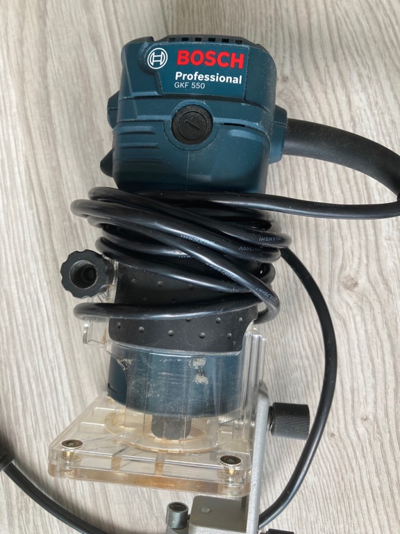 BOSCH GKF 550 Corded Mini Palm Router 550W, Furniture & Home Living ...