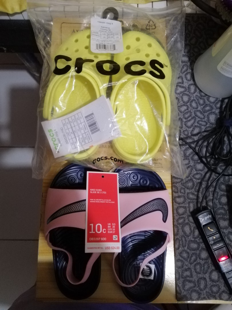 Brand New Crocs and Nike, Babies & Kids, Babies & Kids Fashion on Carousell