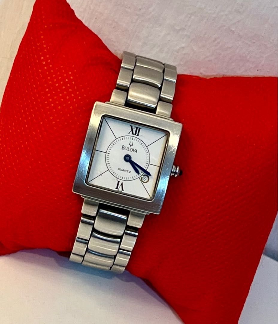 Bulova Vintage Square Watch, Women's Fashion, Watches & Accessories ...