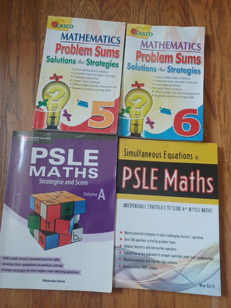 CASCO Mathematics Problem Sums, PSLE Maths Strategise and Score Volume ...