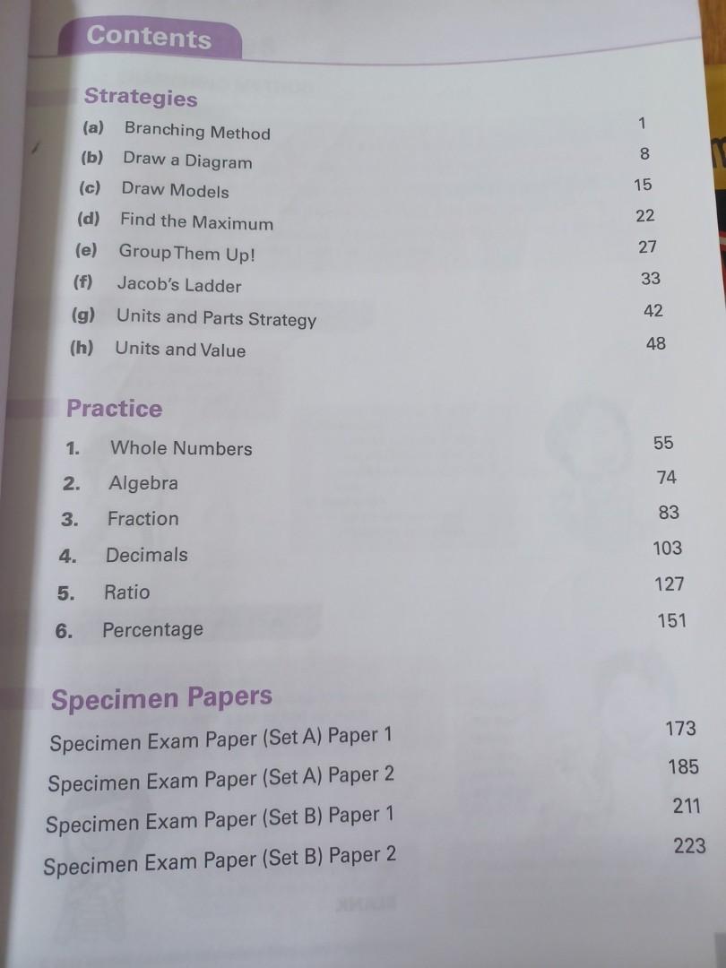 CASCO Mathematics Problem Sums, PSLE Maths Strategise and Score Volume ...