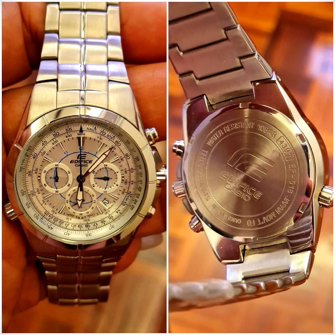 Casio Edifice Sports TRUE GMT CHRONOGRAPH Rotatable Slide Rule ...