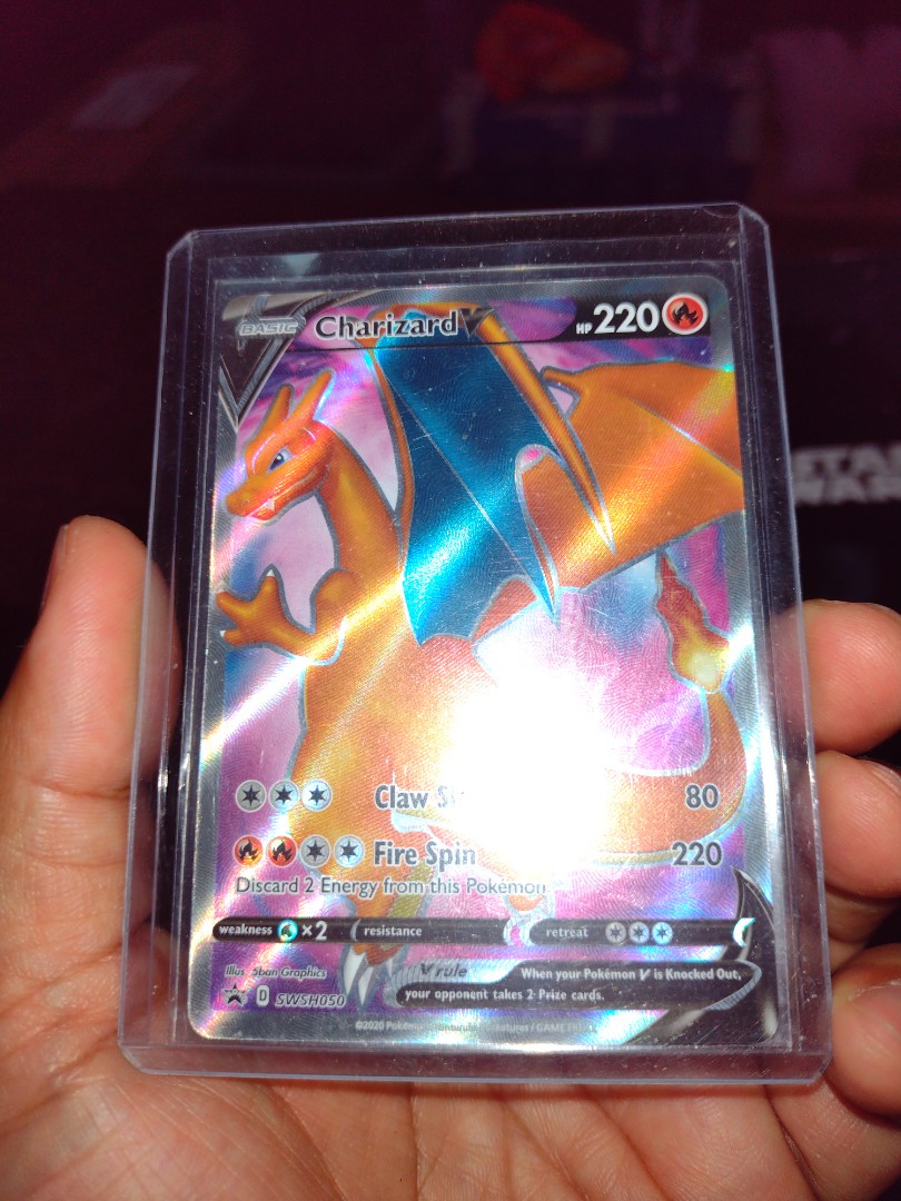 Charizard Promo Card Champion's Path, Hobbies & Toys, Toys & Games on ...